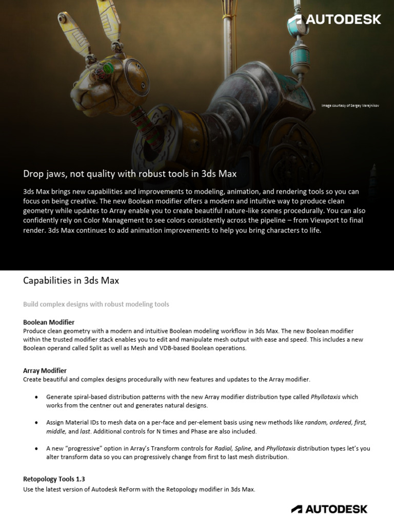 3ds Max Overview | PDF | Autodesk 3ds Max | Shader