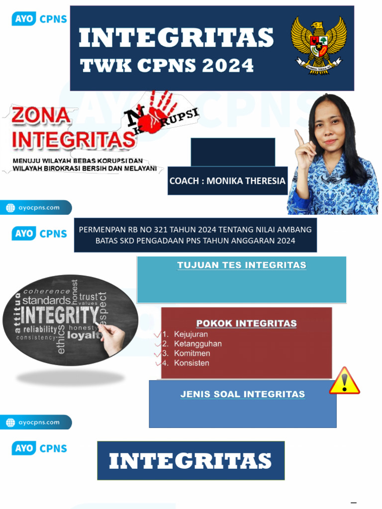 Tes Integritas CPNS 2024: Panduan Lengkap | PDF | Karier & Perkembangan