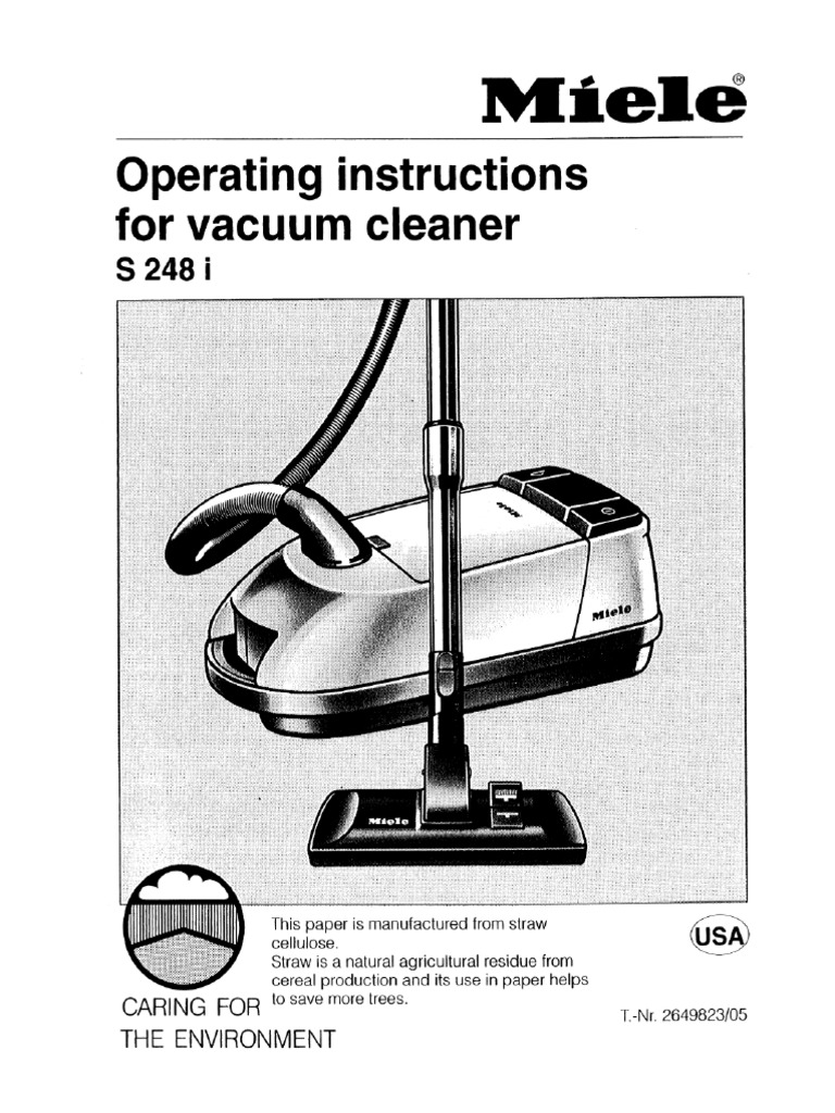 Canister Vacuum S248 Us | PDF