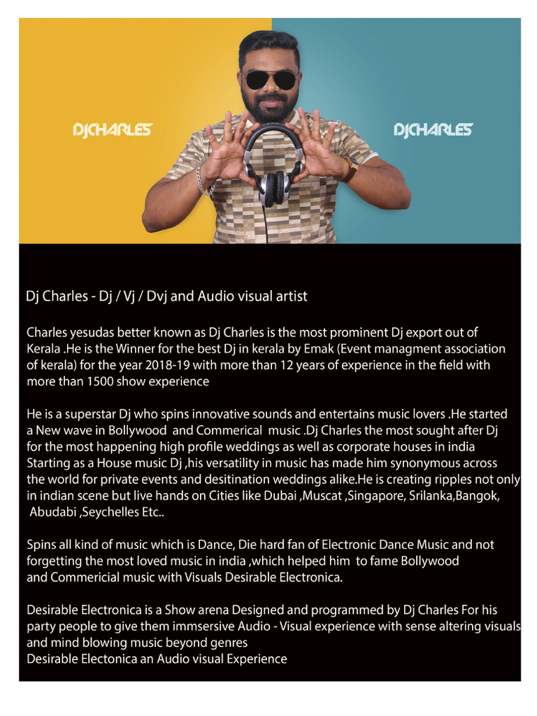 DJ Charles Profile | PDF