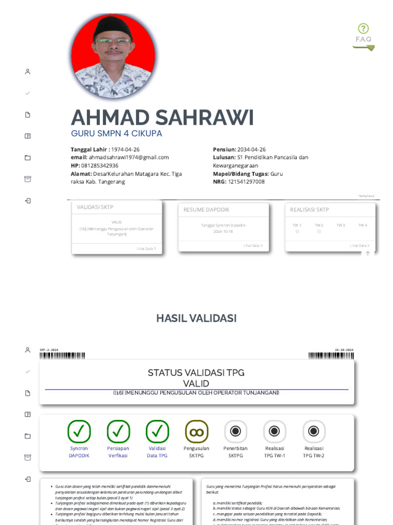 Info GTK Ahmad Sahrawi 2024 Okk | PDF
