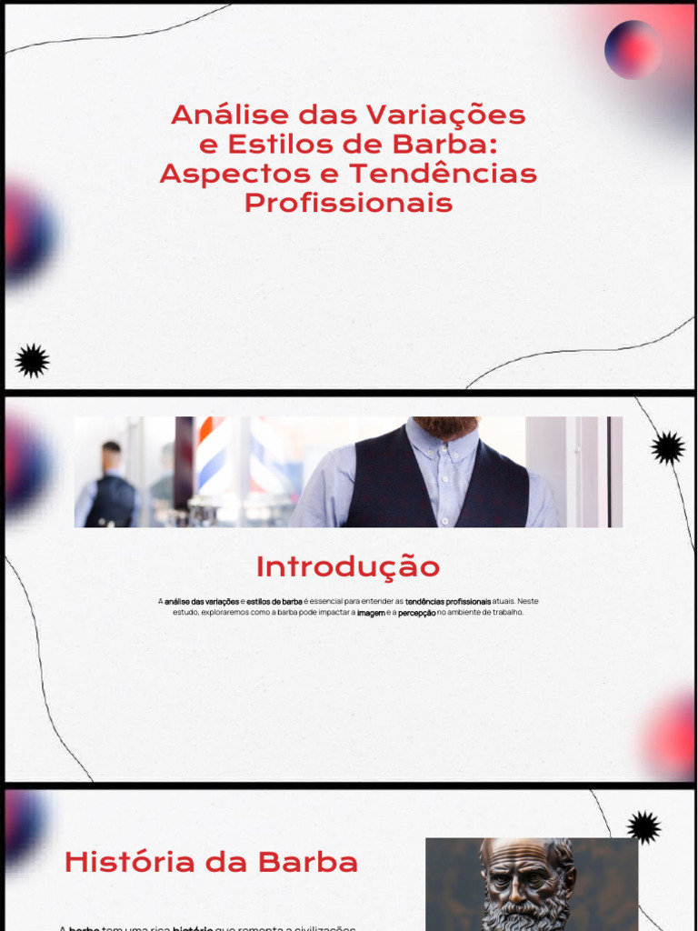 Slidesgo Analise Das Variacoes e Estilos de Barba Aspectos e Tendencias Profissionais ...