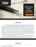 Halimbawa NG Adyenda | PDF