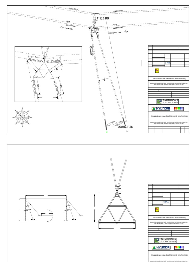 Drawing of Connection TWR Incl Configuration (Tapping Existing ...