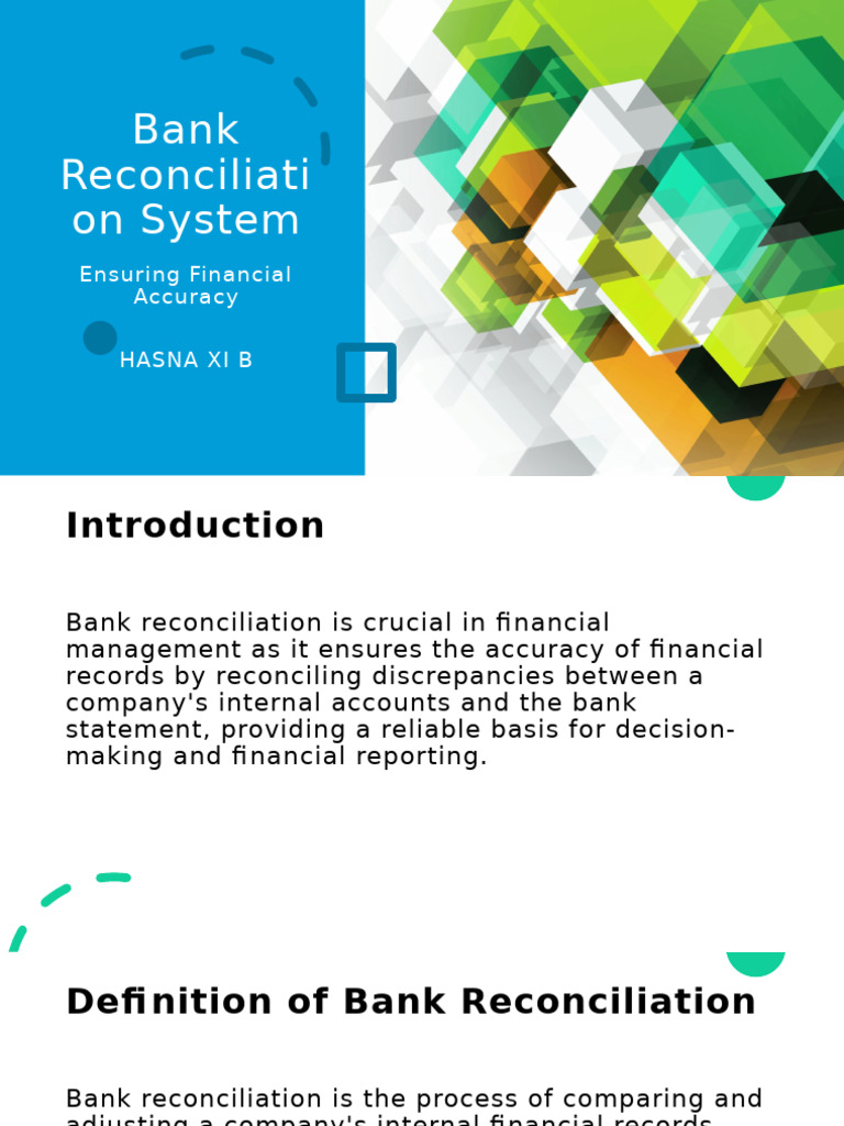 Bank Reconciliation Essentials | PDF | Banks | Financial Services