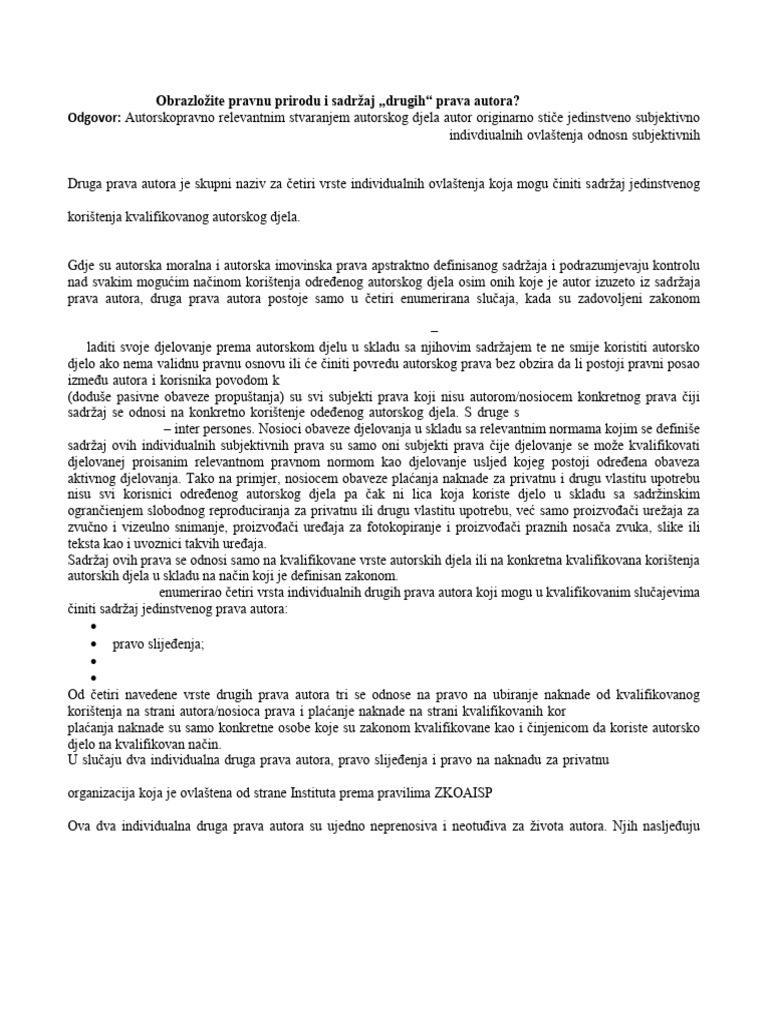 APISP Odgovor Na Pitanje Br. 22 | PDF