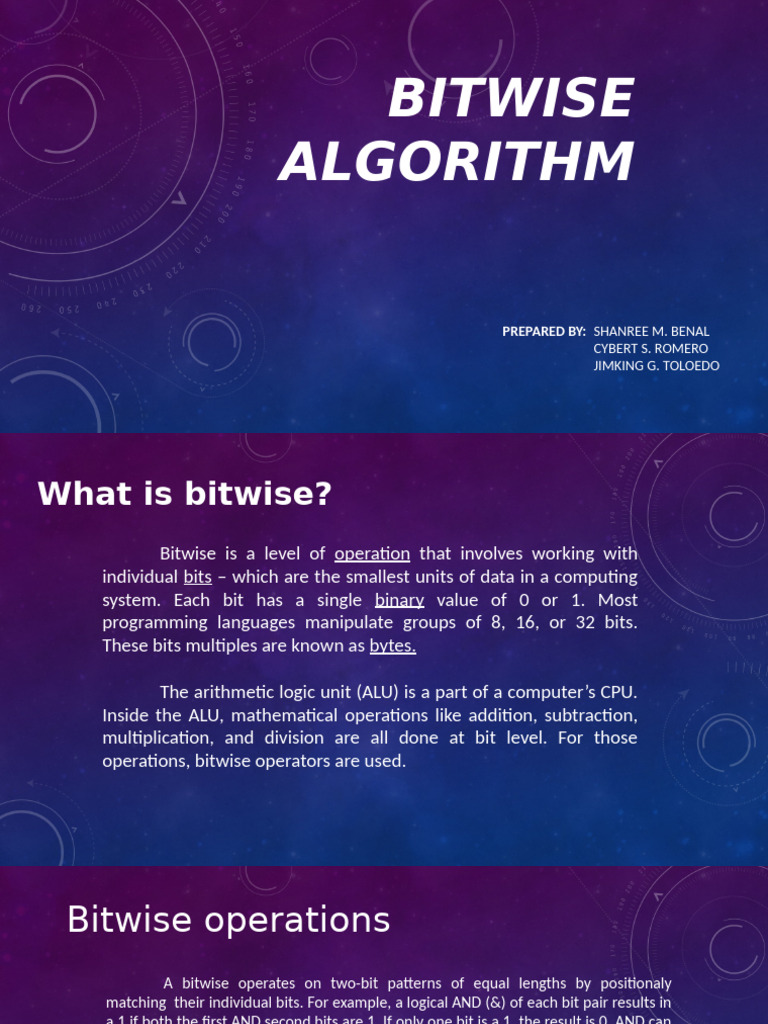 Bit Wise | PDF | Bit | Computing Bit Wise | PDF | Bit | Computing