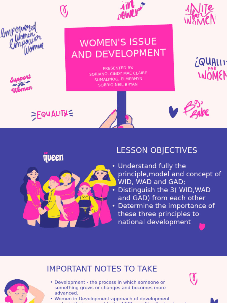 Womens Issue and Development | PDF | Gender And Development | Woman