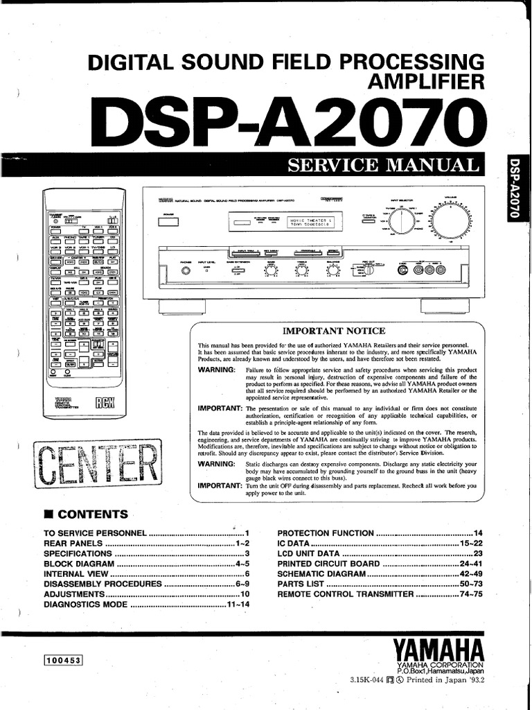 DSP A2070 | PDF