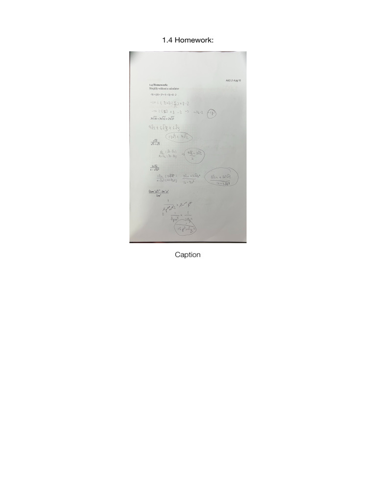 1 4 Homework Pdf