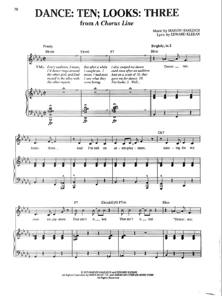 Dance Ten Looks Three | PDF