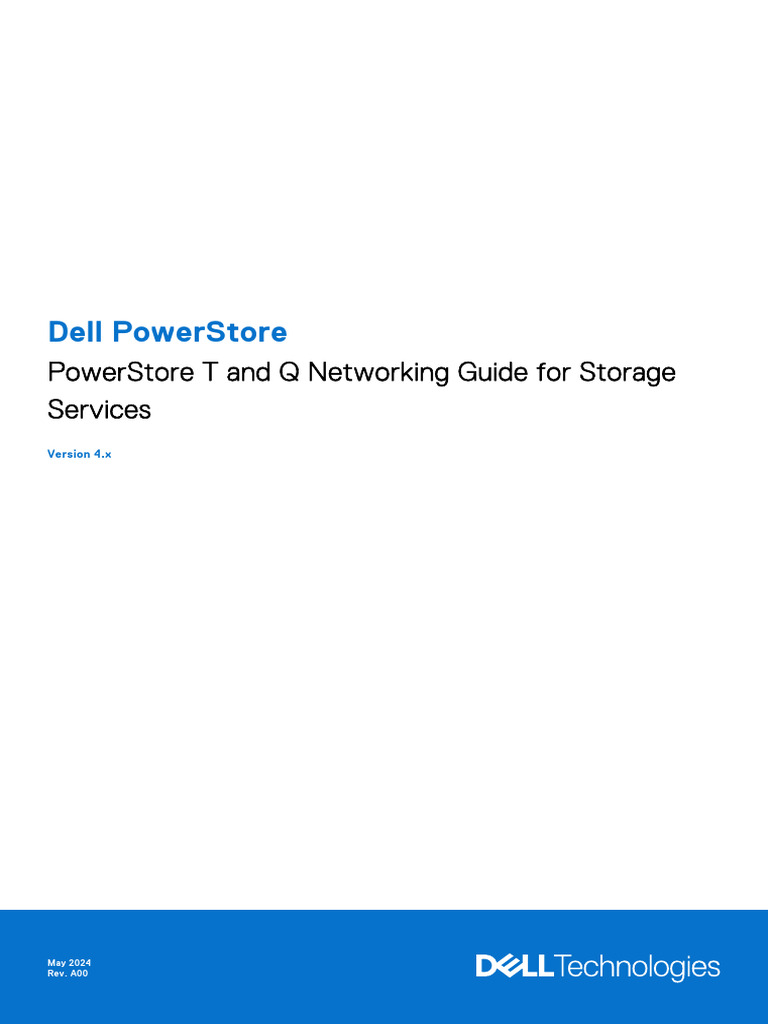 Dell PowerStore Networking Guide 4.x | PDF | Computer Network | Ip Address