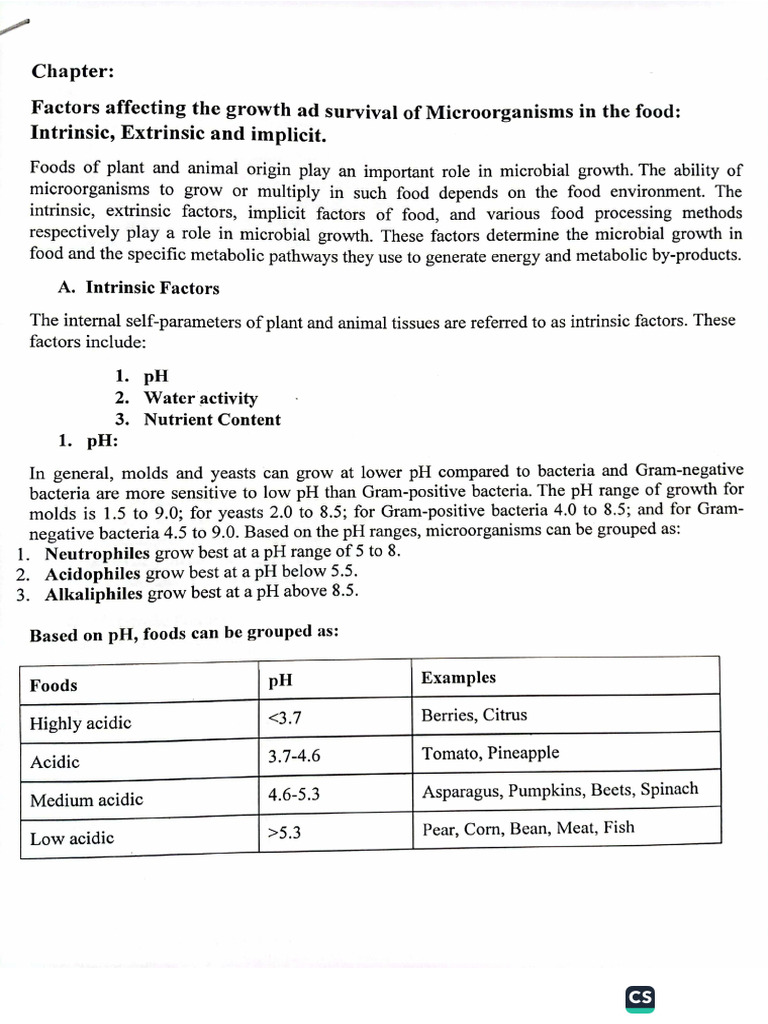 Food Microbiology Notes (3.7.24) | PDF