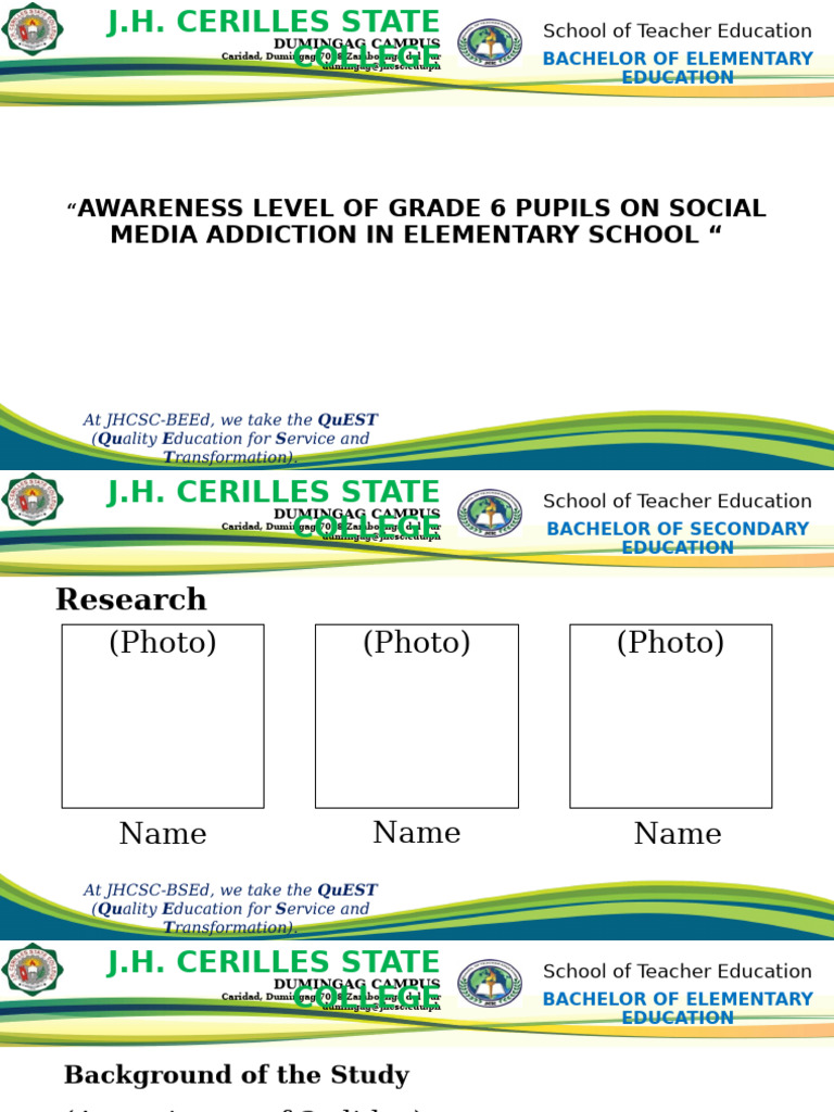 BEED 3A Research PPT Template-Final-Oral-Defense | PDF