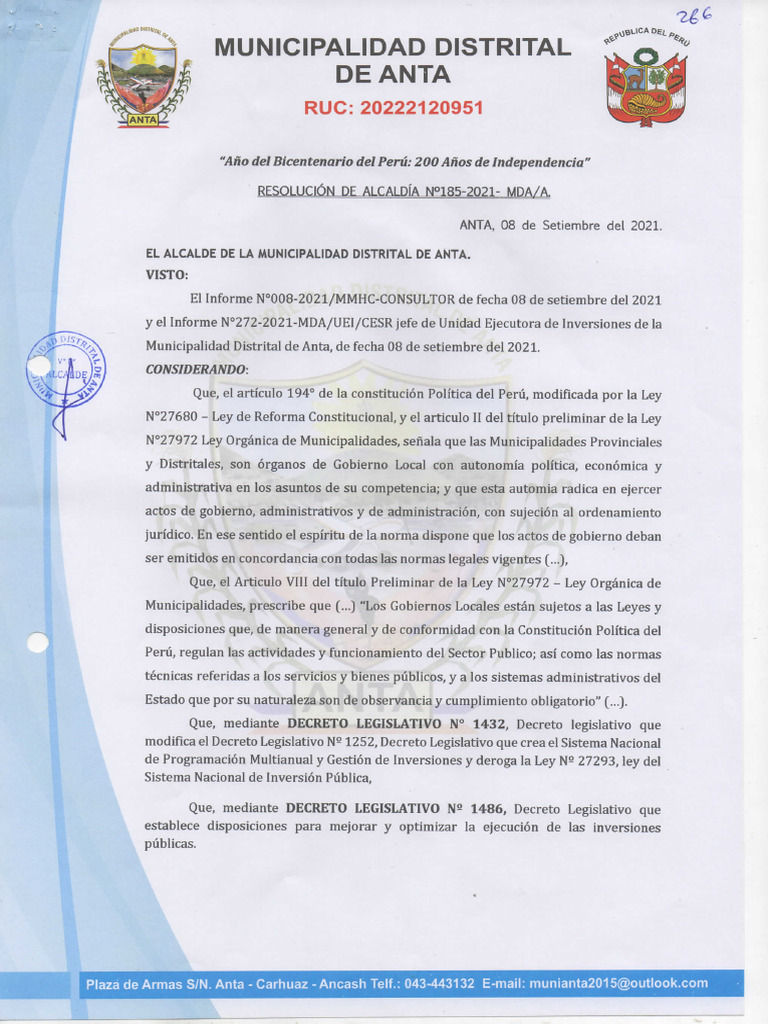 RESOLUCION DE APROBACION DE EXPEDIENTE SANEAMIENTO | PDF RESOLUCION DE APROBACION DE EXPEDIENTE SANEAMIENTO | PDF