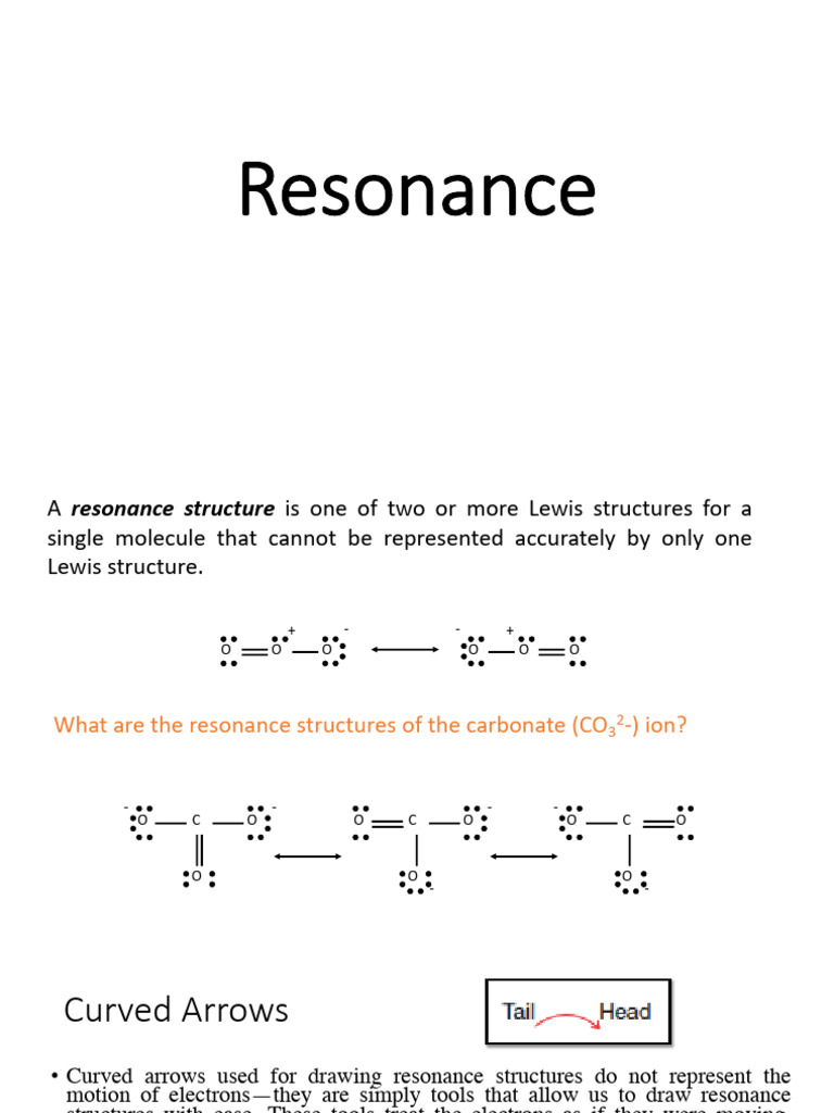 1_Resonance Structures | PDF