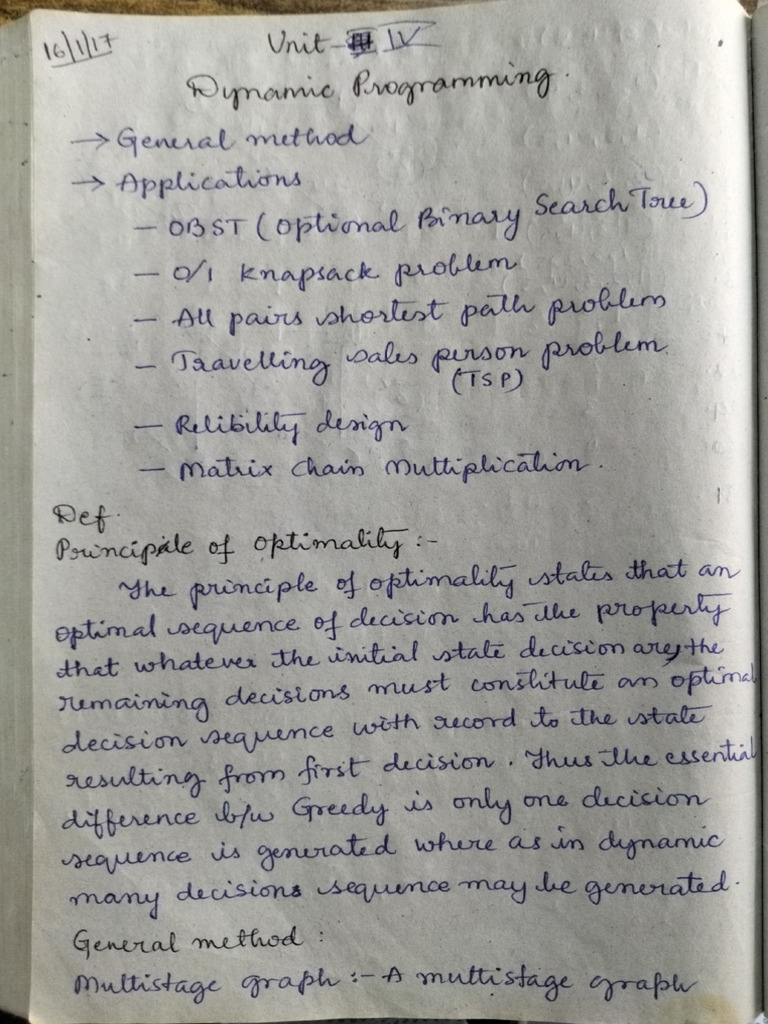 DAA Unit4 Part 1 | PDF