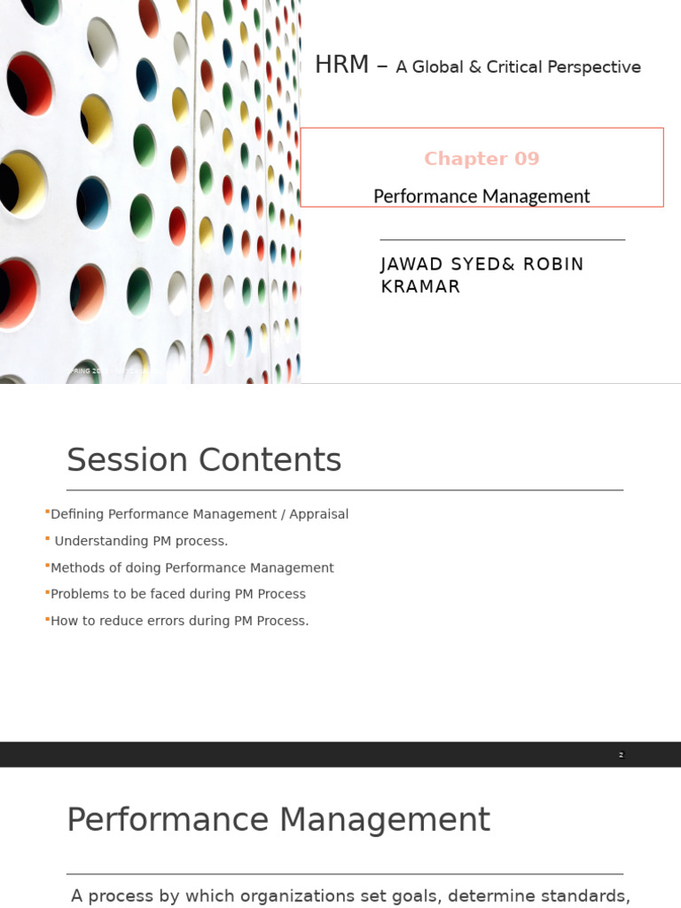 Chapter No. 9 | PDF | Performance Appraisal | Behavioural Sciences