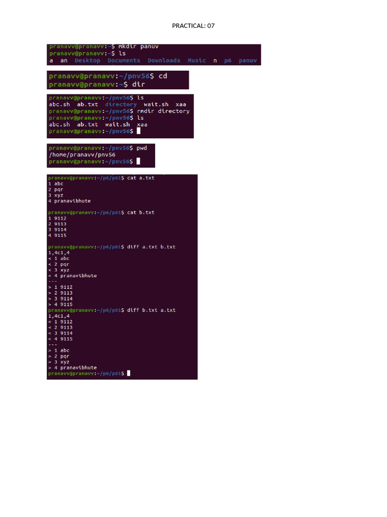 Osy Practical 07 | PDF