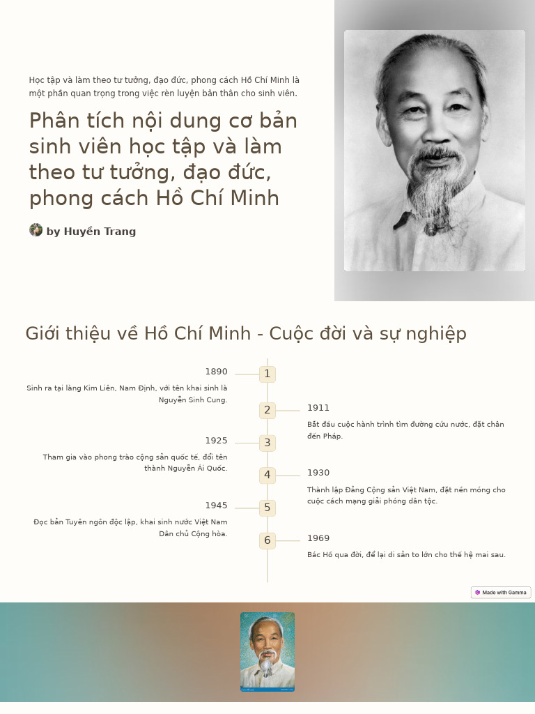 Hoc Tap Va Lam Theo Tu Tuong Djao Djuc Phong Cach Ho Chi Minh La Mot Phan Quan Trong Trong Viec ...