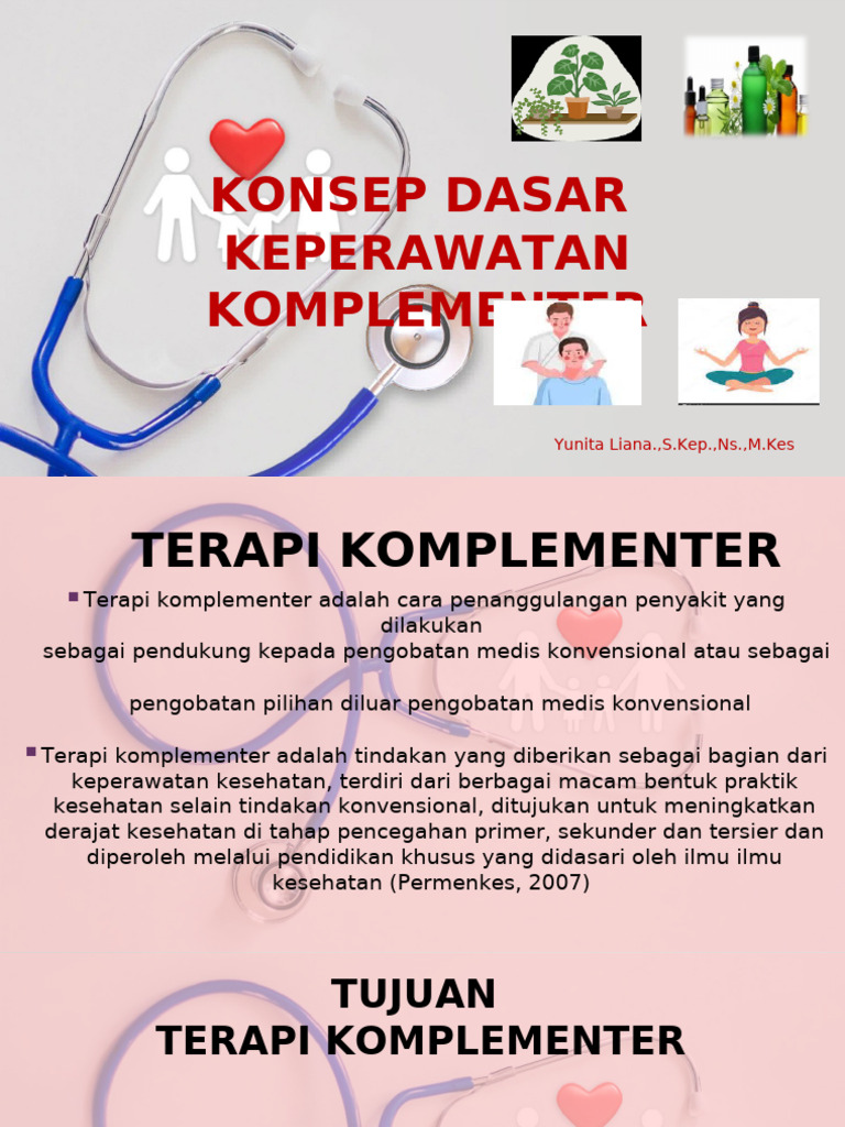 Konsep Dasar Keperawatan Komplementer | PDF