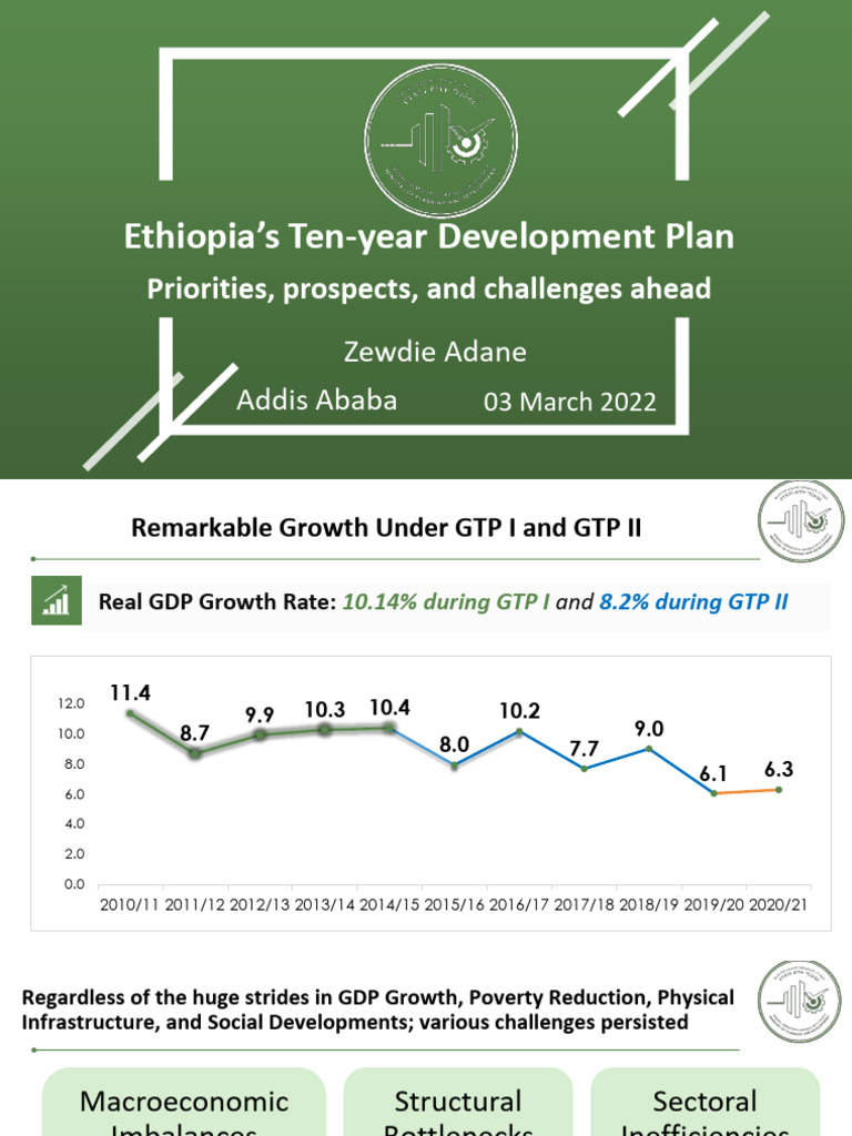 Aldc 2022 PDSD Eth PDW 3-4 Mar PPT Zewdie Adane Eng | PDF | Economic Growth | Infrastructure