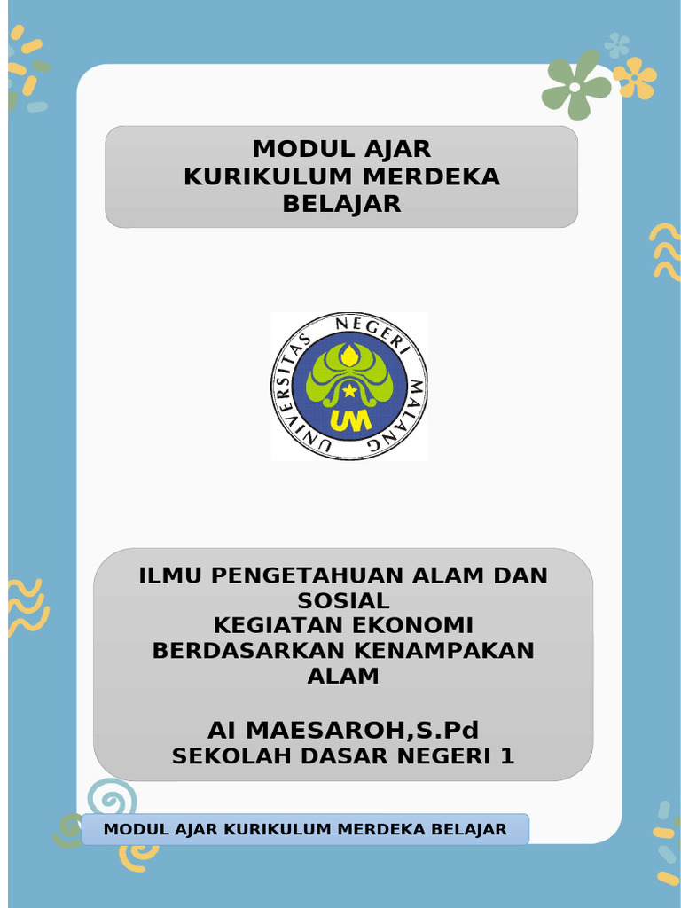MODUL AJAR JADI NA | PDF