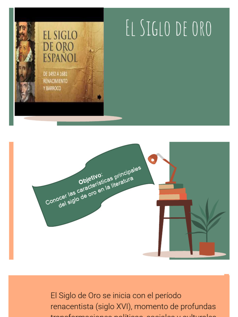 Características del Siglo de Oro Literario | PDF | Miguel De Cervantes ...