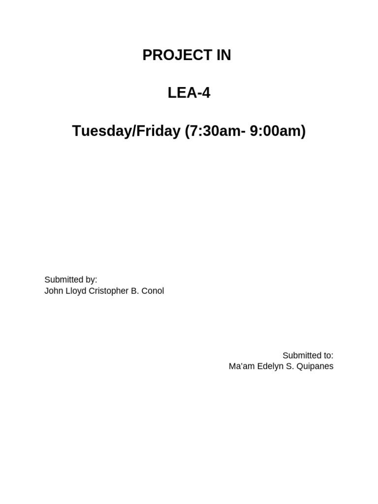 Lea 4 Ass | PDF | Law