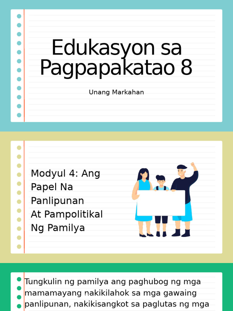 ESP 8 Modyul 4 Presentation | PDF