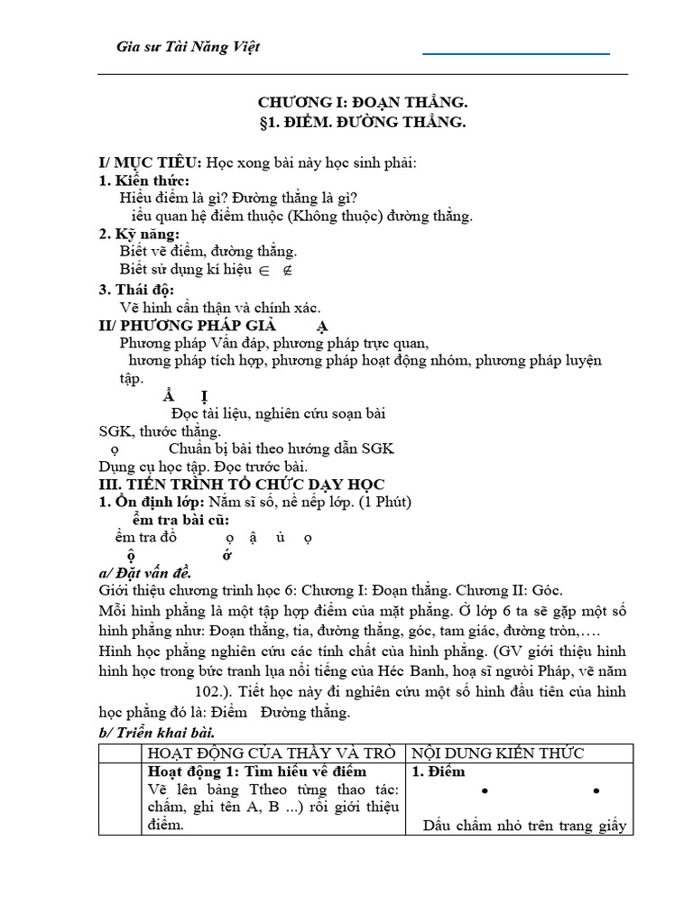 Tai Lieu Mon Toan Lop 6 Hinh Hoc Tai Lieu Mon Toan Lop 6 Hinh Hoc | PDF