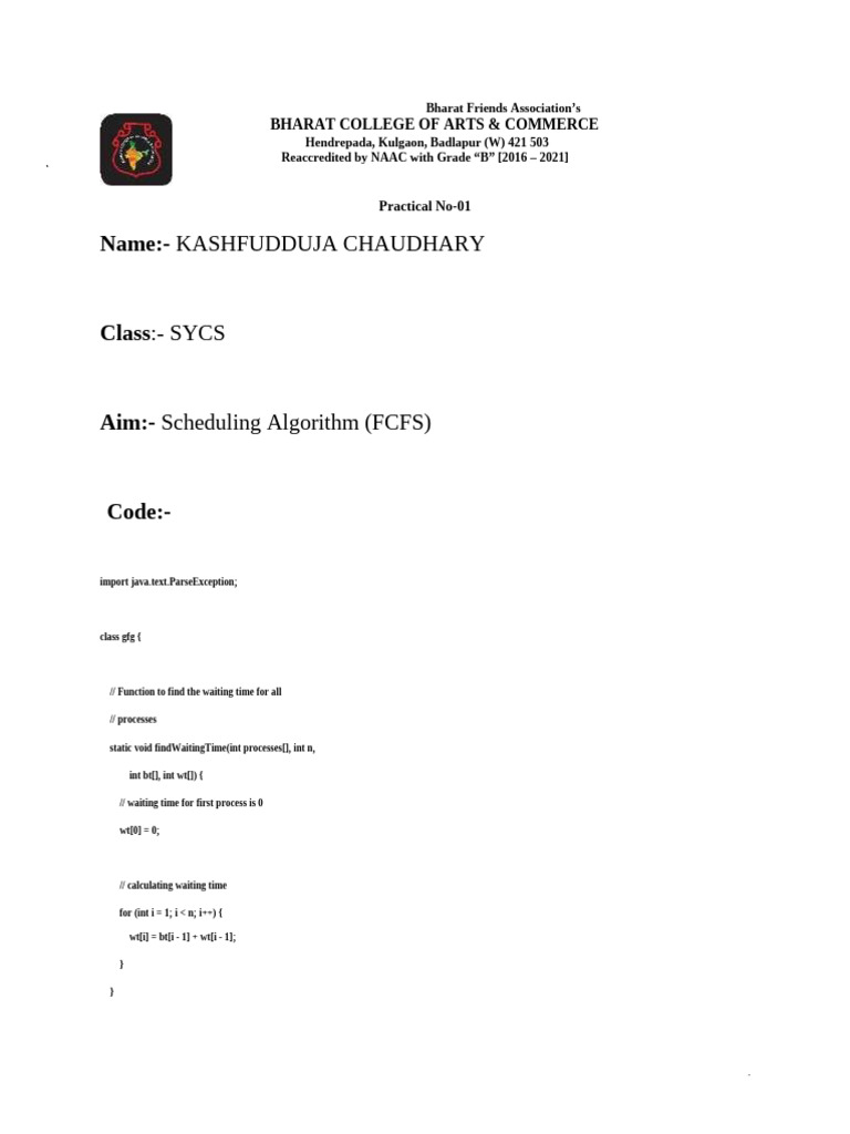 Os Practical 1 Pdf Computer Programming Software Engineering