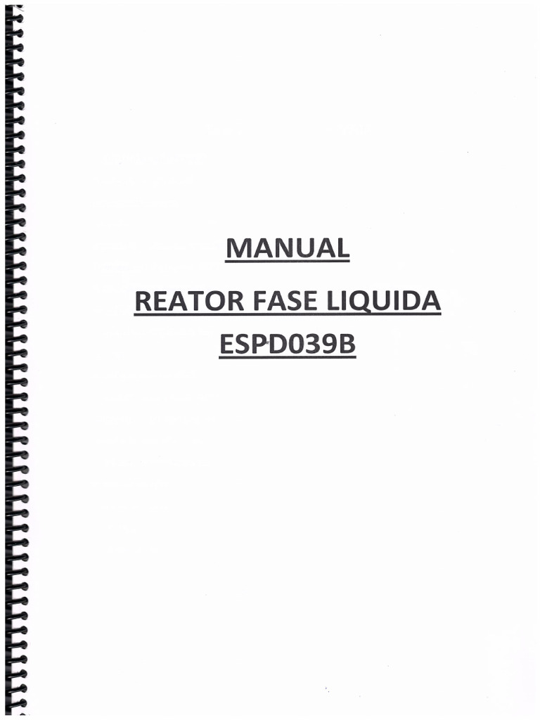 Manual Reator | PDF
