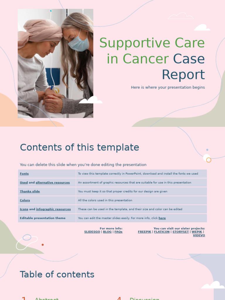 Supportive Care in Cancer Case Report | PDF | Medical Diagnosis ...