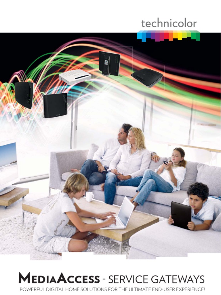 Technicolor Media Access Service Gateway | PDF | Wi Fi | Wide Area Network