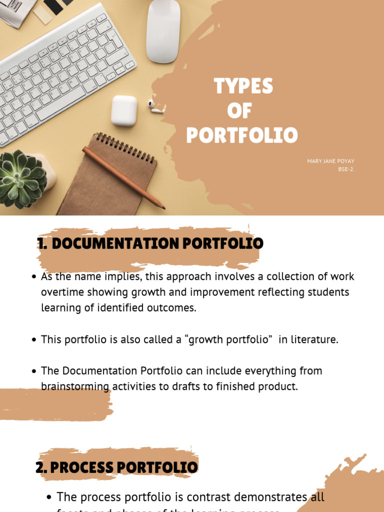 Types of Portfolio | PDF