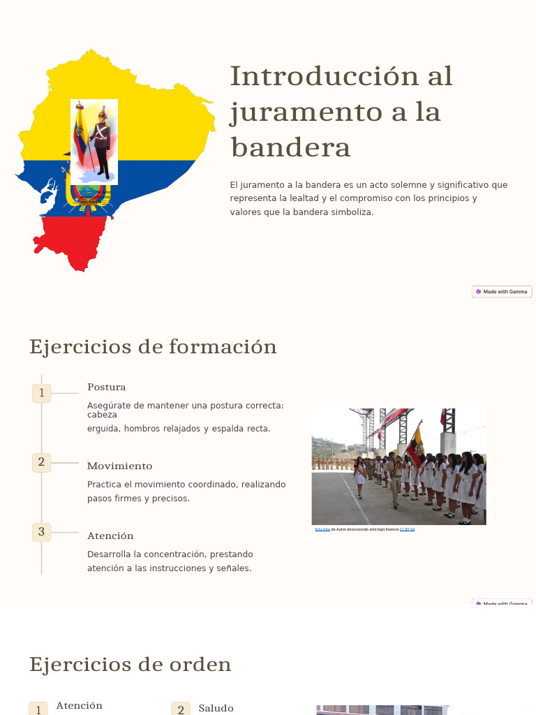 Guía Completa del Juramento a la Bandera | PDF | Bandera