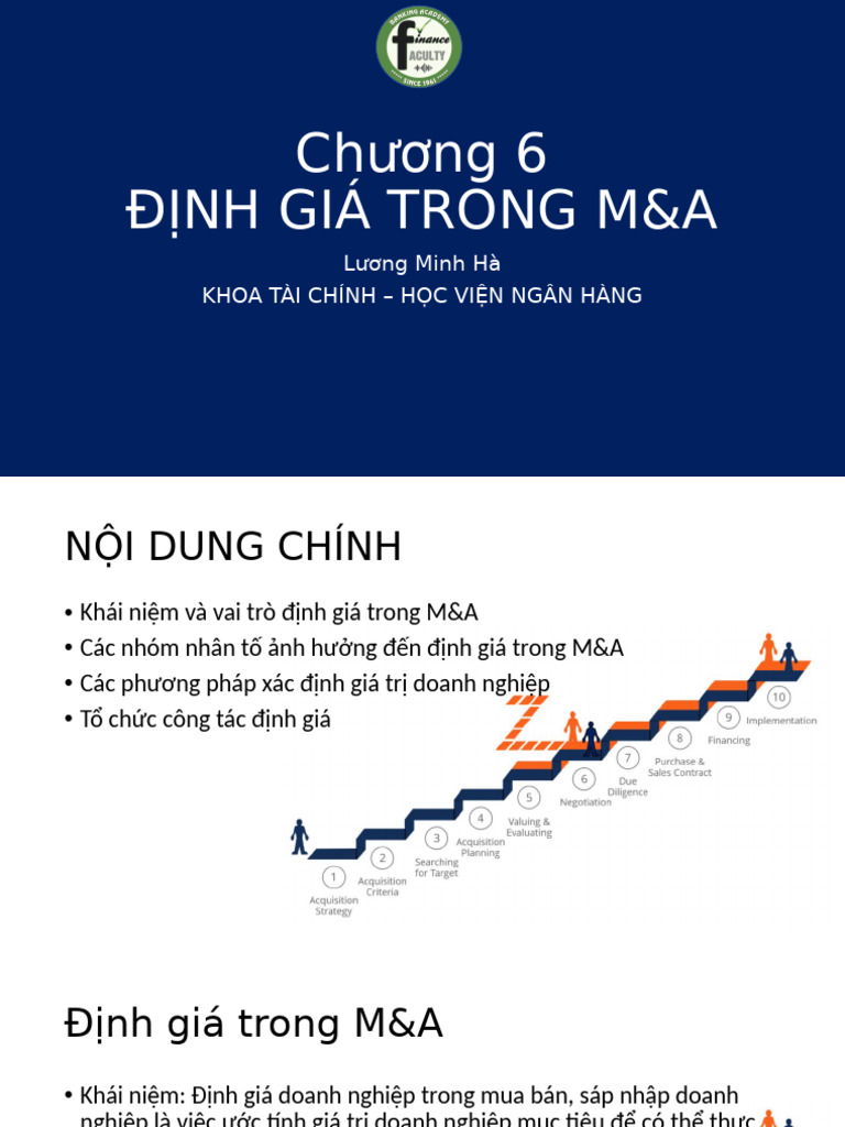 Chuong6 - Dinh gia trong M&A | PDF