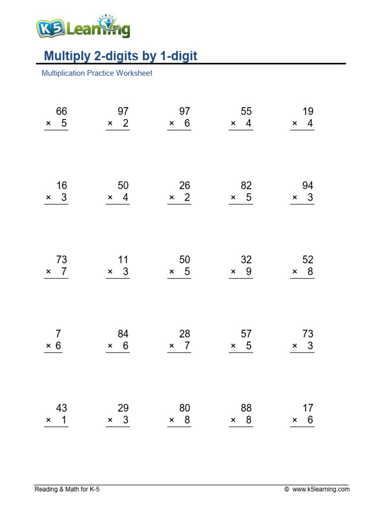 multiply-2x1-digit-b | PDF