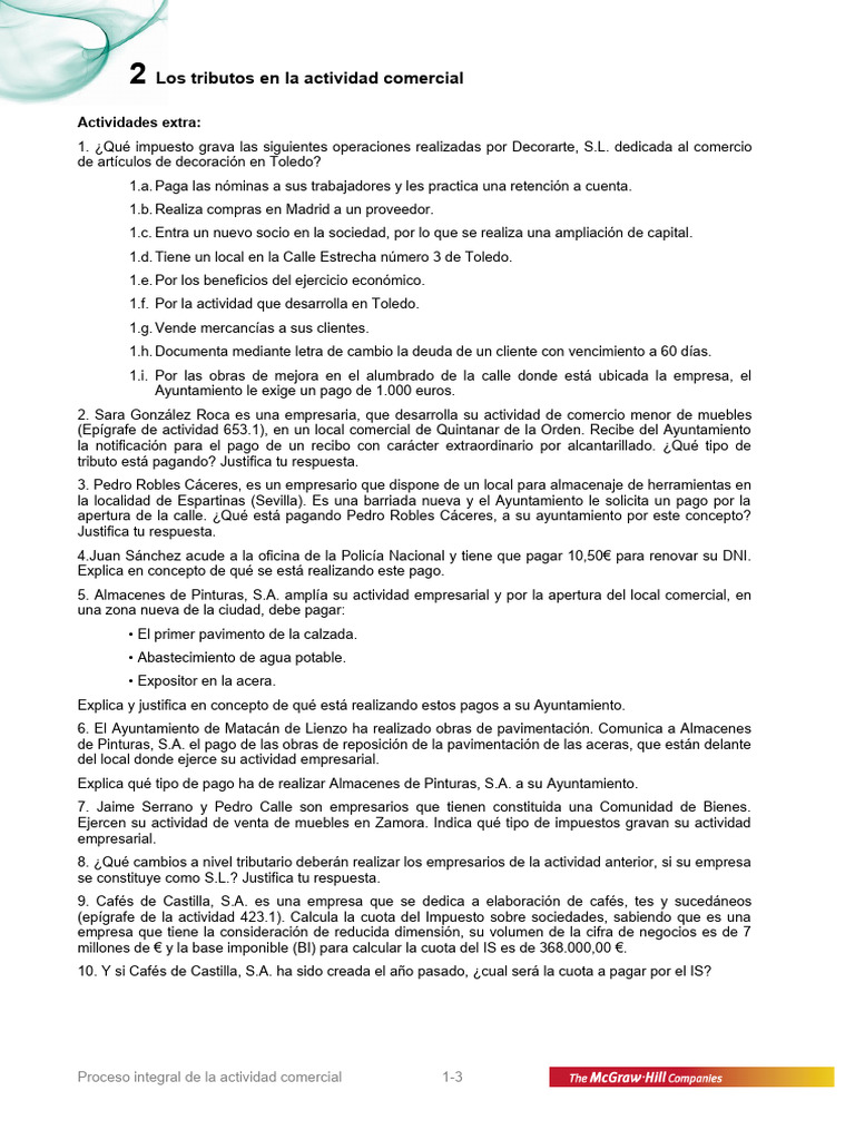 Actividades_extra_UD2 | PDF | Economias