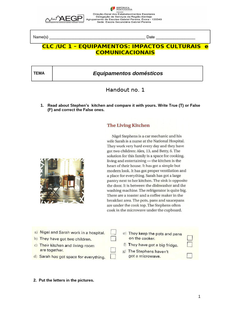UC1 - Handout 1 | PDF