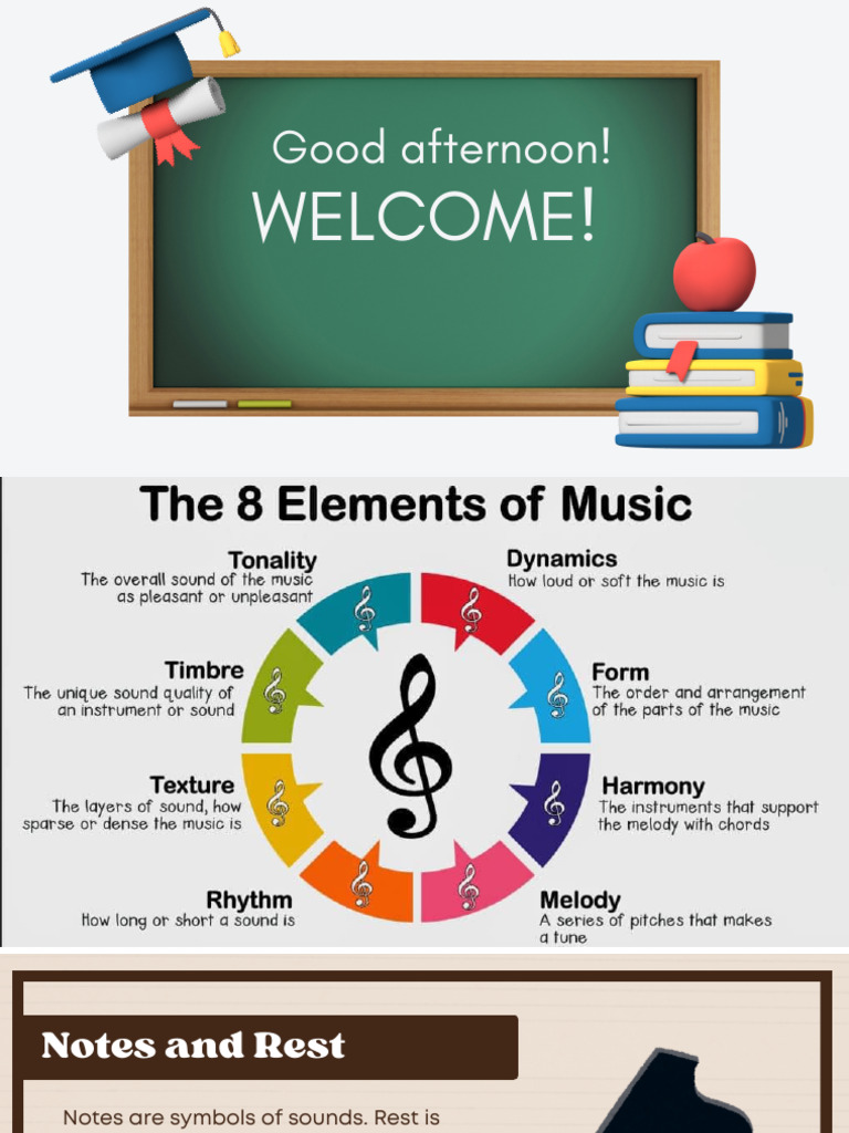 Note Values and Rests Guide | PDF | Language Arts & Discipline