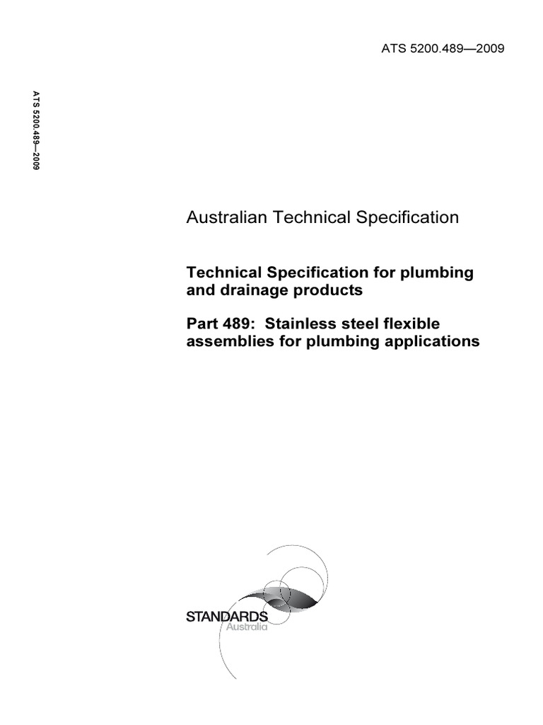Previews - ATS 5200.489-2009 | PDF | Pipe (Fluid Conveyance) | Plumbing