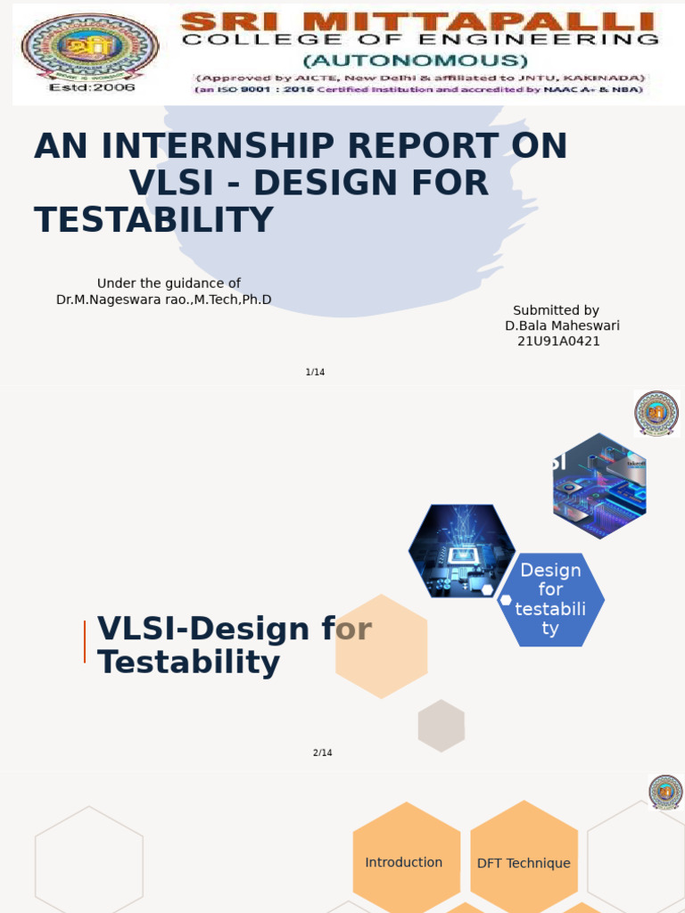 VLSI Design for Testability Report | PDF | Computer Science | Design
