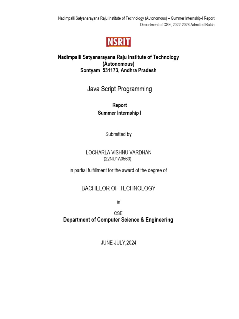 Vishnu Book Final PDF Document | PDF | Java Script | Method (Computer Programming)