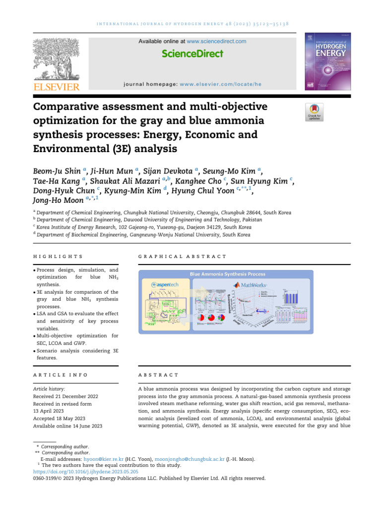 3E Analysis NH3 Process Econoic | PDF | Ammonia | Carbon Capture And Storage