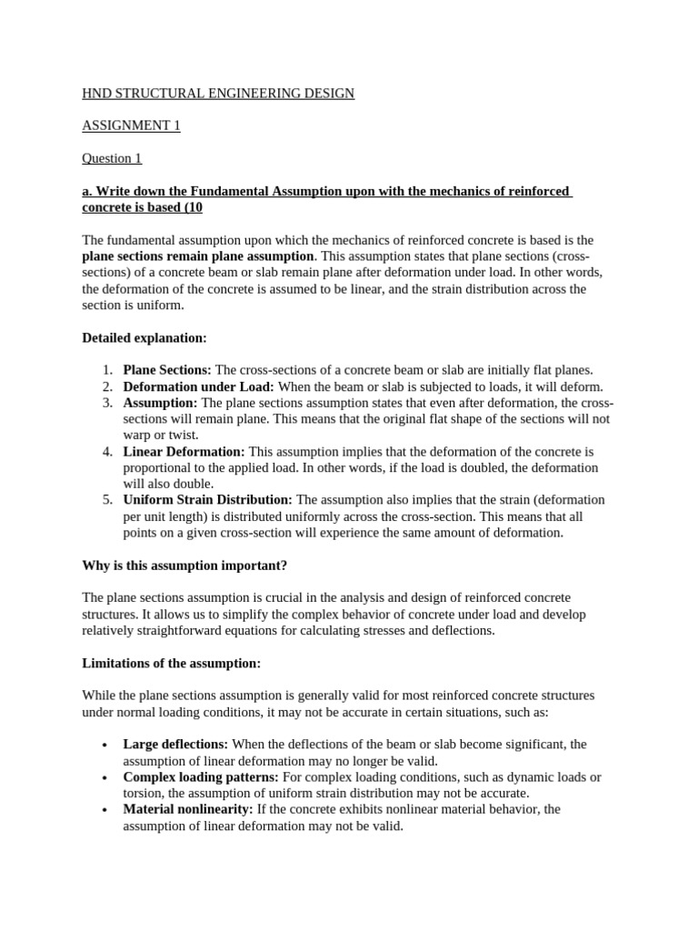 assignment 1 | PDF | Stress (Mechanics) | Deformation (Engineering)