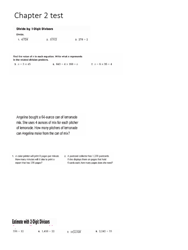 Chapter 2 Test | PDF