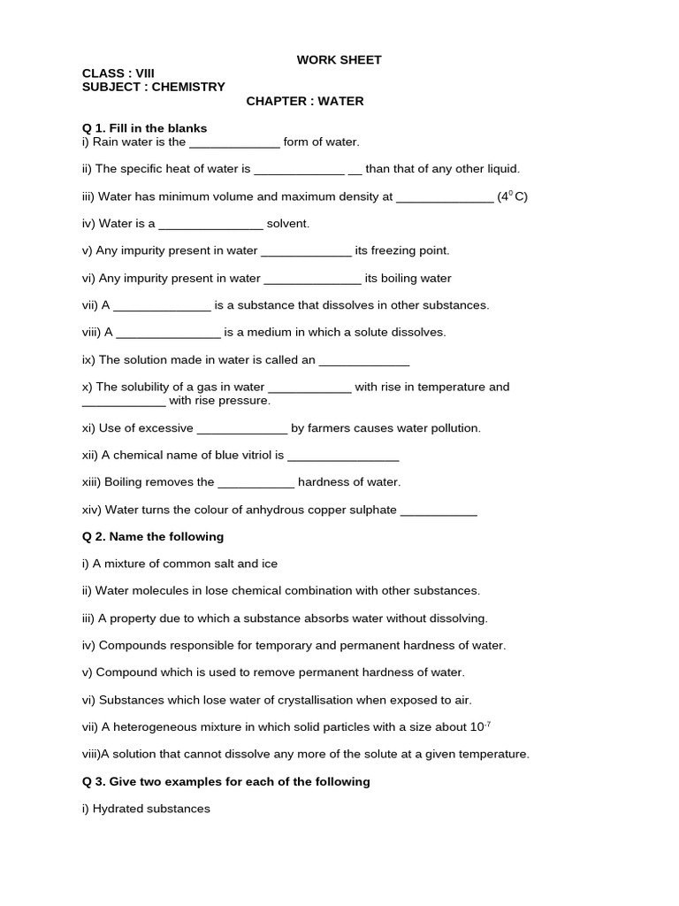 Chapter 2 Water | PDF | Home & Garden