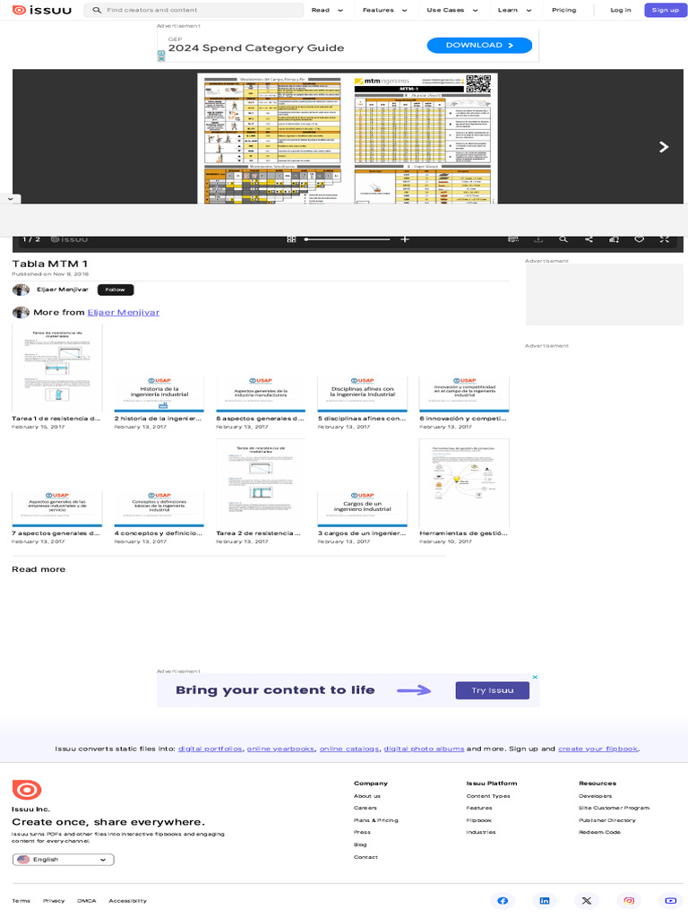 Tabla MTM 1 by Eljaer Menjivar - Issuu | PDF | Digital Technology | Social Information Processing